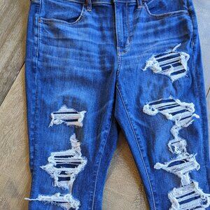 American Eagle Outfitters | Jeans | American Eagle Jegging Ripped ...
